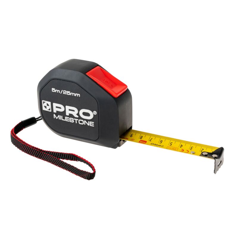MILESTONE retractable tape measure with reverse brake – Producent PRO