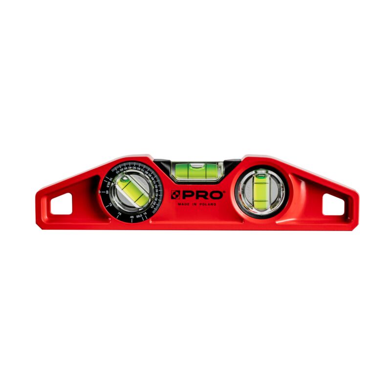 Torpedo magnetic spirit level with adjustable protractor 25 cm ...